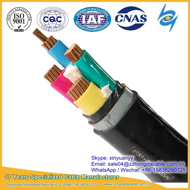 Hot Supplier 3x120+1x70mm2 XLPE PVC Insulated Steel Tape Armoured Power Cable