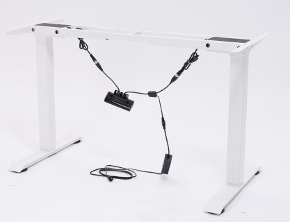 Electric Dual Motor 2 Stage Height Adjustable Office Desk Sit Stand Computer Desk