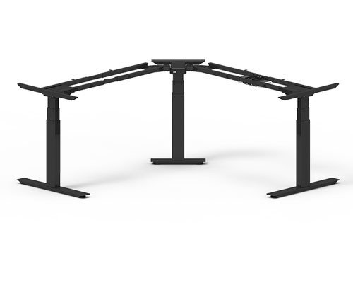 Electric Corner Desk Height Adjustable Office Desk Sit Stand Computer Desk Frame