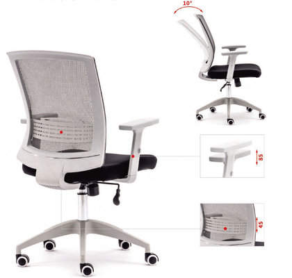 Ergonomic Office Chair Mesh Computer Chairs, High Back Desk Chair with Lumbar Support, Adjustable Armrests & Headrest