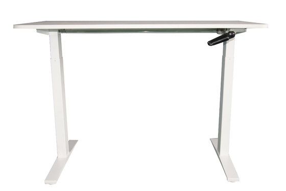 Manual Height Adjustable Standing Sit to Stand Desk Frame