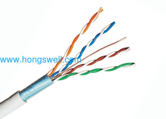 HDPE Insulation Shielded Lan Cable , Cat5e Telephone Cable 12.2 Kg Weight