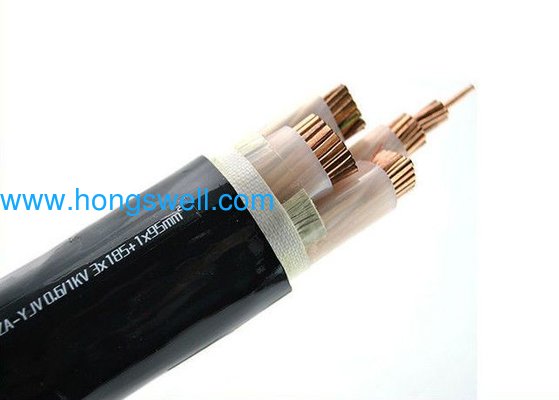Fire Resistant Xlpe Power Cable , 4*95 Sq Mm Copper Cable 600 / 1000 V