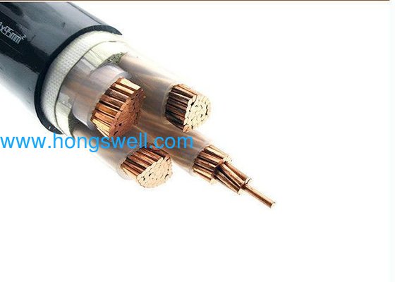 Lightweight XLPE Insulated Power Cable 3+1 Cores Copper Cable
