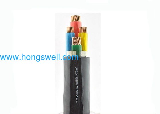 4*25 Sq Mm Copper Cable , XLPE Multiple Cores Cable Unarmoured