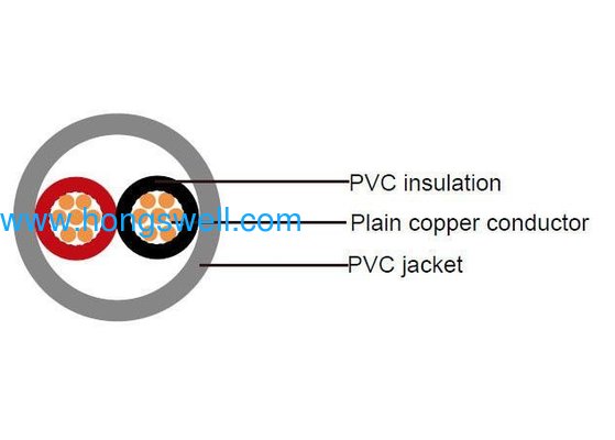 Low Voltage Power Cable 0.6/1 kV | 2 Core PVC Insulation ,PVC Sheathed Unarmoured and Armoured cable