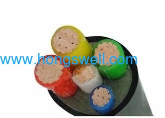 PVC Cable 3+2 cores Cu-conductor, PVC Insulated and sheathed power cable