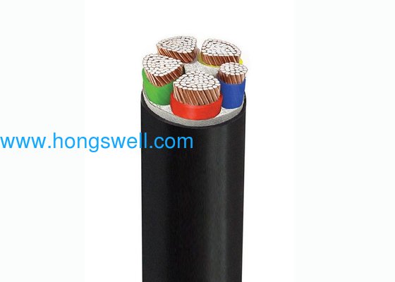 Fireproof 4 Core Electrical Cable , 10 Sq Mm 4 Core Cable Water Resistant