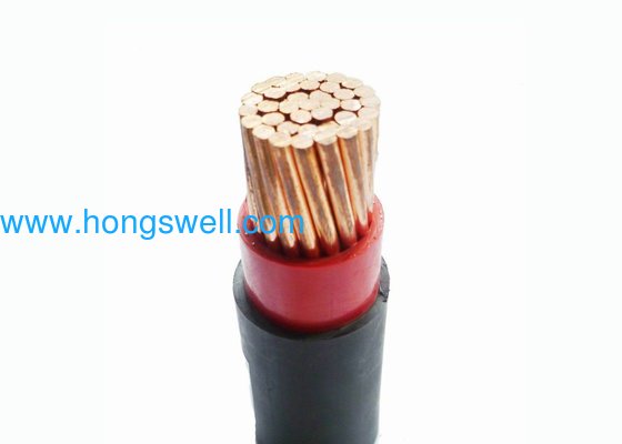 Indoors Use PVC Electrical Cable , 1*240 Sq Mm Copper Cable 2.2mm Insulation Thick