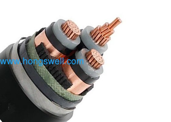 Steel Tape Armoured 3 Core Armored Cable , Multi Conductor MV Power Cable
