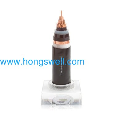 Triplex / Single Core Medium Voltage Power Cables 12/ 20 KV PVC Compound Sheath