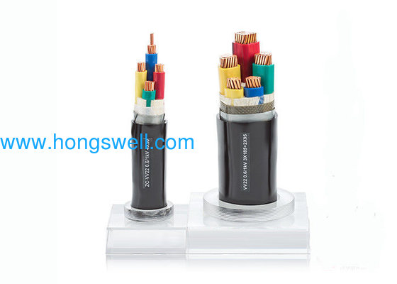 0.6/1 kV LV Power cable Cu-conductor PVC insulated and sheathed