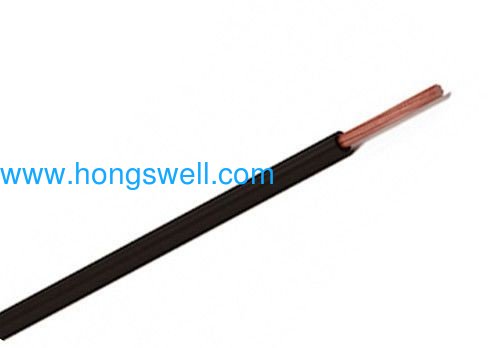Black Jacketed Flexible Electrical Cable H05V2 K Cable 90 °C PVC Insulated
