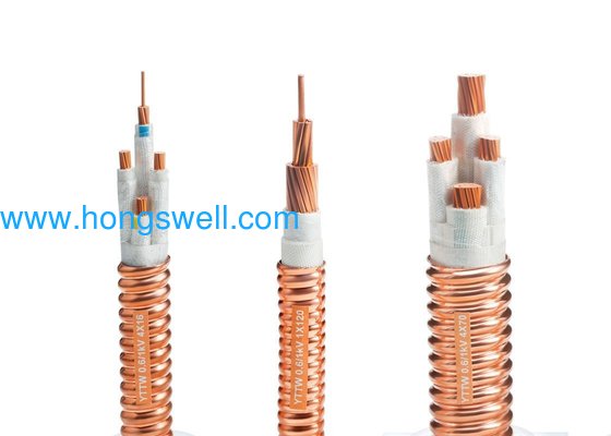 2 Core Fire Resistant Cable Mineral Insulated Bare Copper Class 2 Conductor
