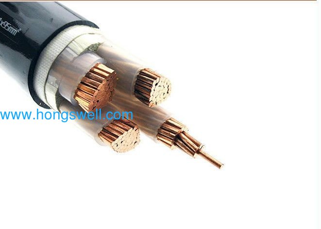 Lightweight XLPE Insulated Power Cable 3+1 Cores Copper Cable