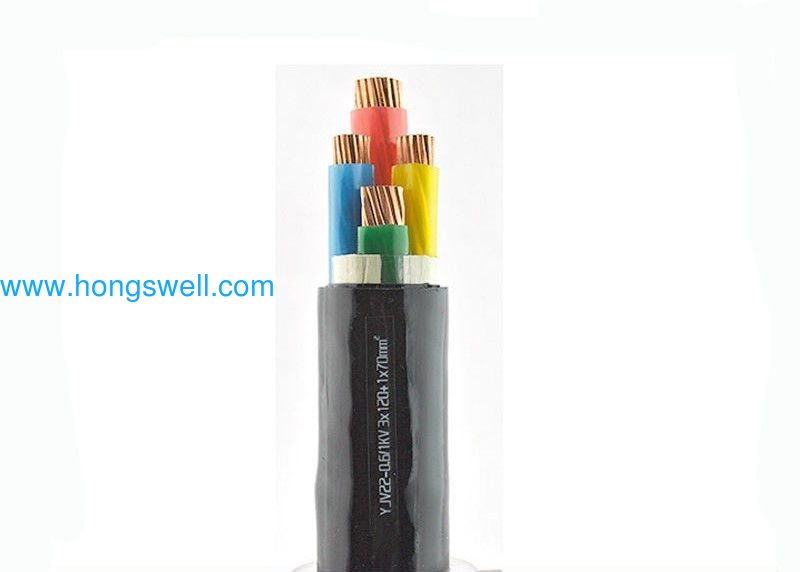 4*25 Sq Mm Copper Cable , XLPE Multiple Cores Cable Unarmoured