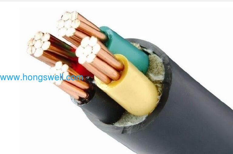 VV Type PVC Insulated Power Cable Three Cores Corrosion Resistance