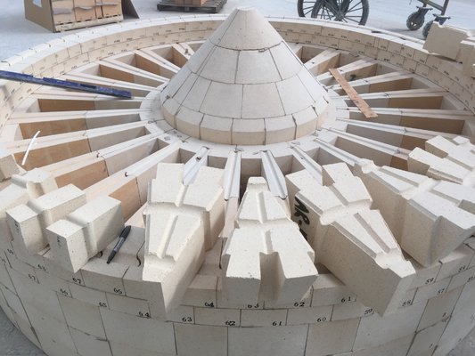 high temperature resistance high alumina brick for industrial furnace