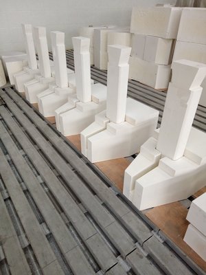 AZS--33/36/41 Fused cast zirconia-corundum refractory bricks