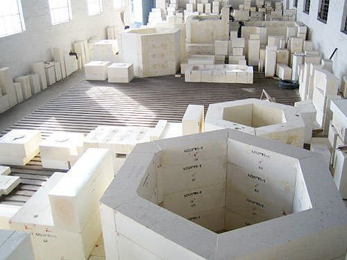 Refractory AZS blocks/Zirconium corundum brick for glass furnace with high quanlity made in China