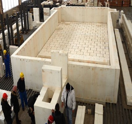 Refractory AZS blocks/Zirconium corundum brick for glass furnace with high quanlity made in China