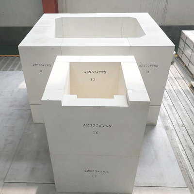 Refractory AZS blocks/Zirconium corundum brick for glass furnace with high quanlity made in China