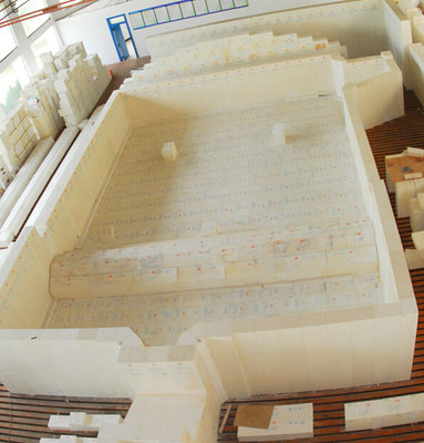 Fefractory blocks/AZS fused cast block for glass furnace