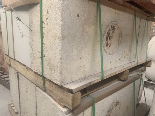 Second Hand Used Recycling Azs Block Fused Cast Zirconia Corundum Refractory Blocks