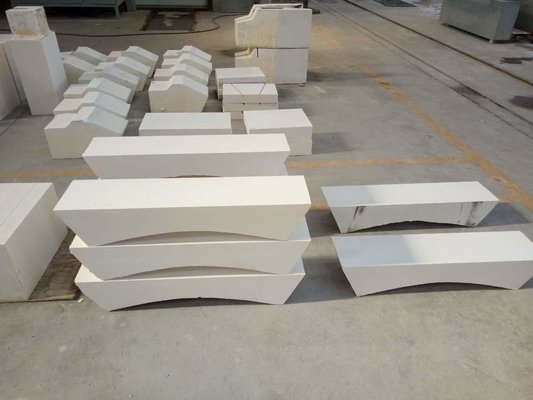 Electric Cast AZS Bricks Fused Cast Zirconia Corundum Bricks For Industry Furnace