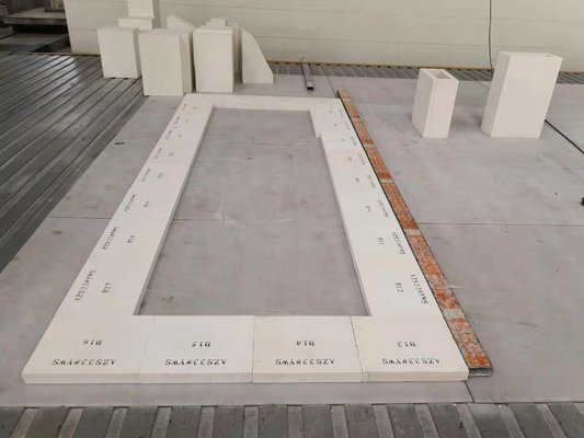 High Density AZS Series Zirconia Corundum Refractory Brick For Glass Furnace