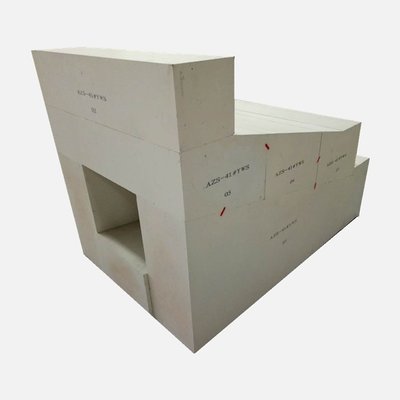 Fused Cast Zirconia Corundum Brick For Glass Furnace Melting Part Breast Wall