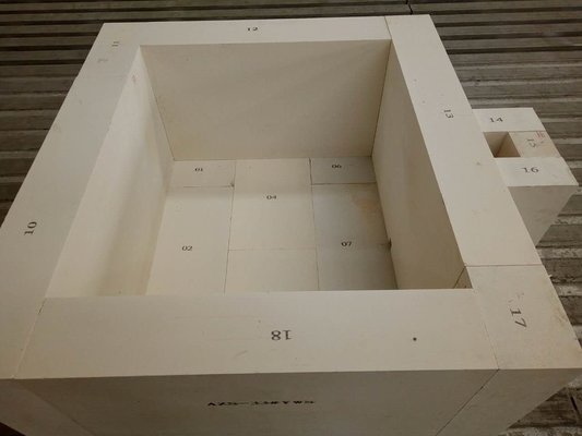 Fused cast Fused cast AZS Brick Zirconia  Corundum brick for Glass Furnace Bottom paving block