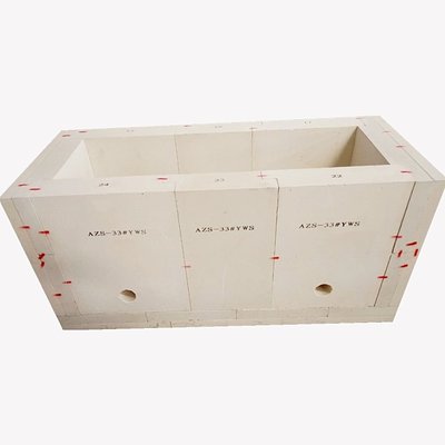 Fused cast Fused cast AZS Brick Zirconia  Corundum brick for Glass Furnace Bottom paving block