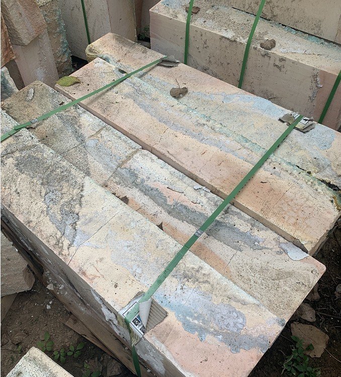 Second Hand Used Recycling Azs Block Fused Cast Zirconia Corundum Refractory Blocks
