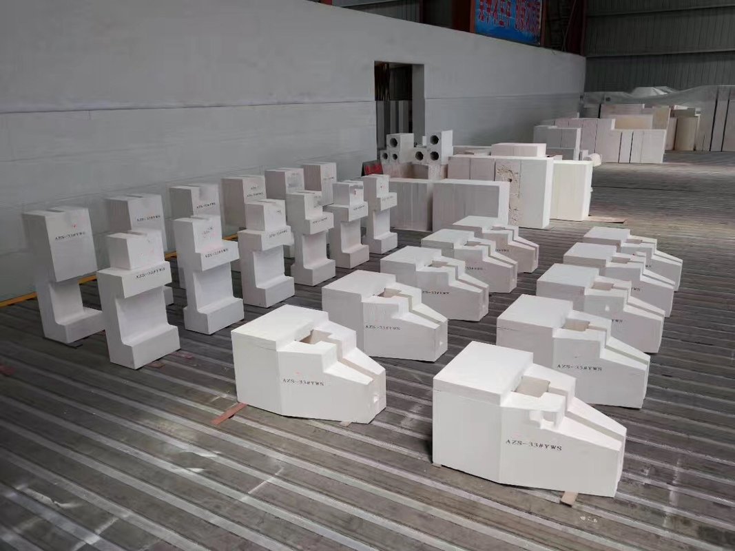 AZS Series Zirconia Corundum Refractory Brick For Glass Furnace