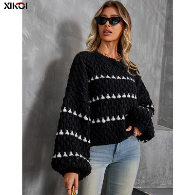 Ladies free size Long Sleeve Women s Sweaters Casual Style Bulky Sweaters