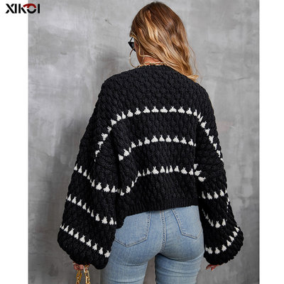 Ladies free size Long Sleeve Women s Sweaters Casual Style Bulky Sweaters