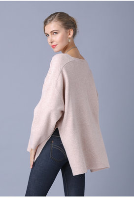 Women s Long Sleeve Side slit Top free size with Hand Wash Care Instructions for Spring autumn
