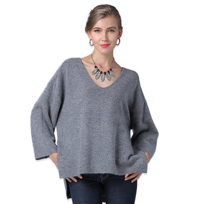 Women s Long Sleeve Side slit Top free size with Hand Wash Care Instructions for Spring autumn