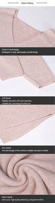 Women s Long Sleeve Side slit Top free size with Hand Wash Care Instructions for Spring autumn