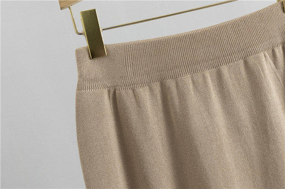 Stylish and Durable Women s Pullover in Polyester Perfect for Any Occasion Lantern long sleeved hip wrap skirt sets