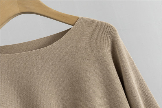 Stylish and Durable Women s Pullover in Polyester Perfect for Any Occasion Lantern long sleeved hip wrap skirt sets