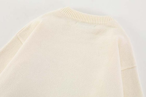 Pullover Closure Men s Sweaters made of Cashmere with Ribbed Hem Style Autumn/Winter Letter Graffiti Knitted Sweater