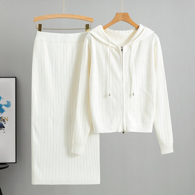 Stay Cozy and Fashionable with Women s Sweaters in Top And Skirt Set Style Hot diamond cardigan jacket for women