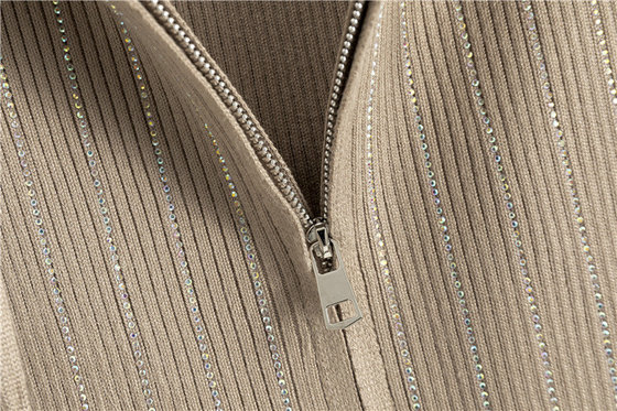 Stay Cozy and Fashionable with Women s Sweaters in Top And Skirt Set Style Hot diamond cardigan jacket for women