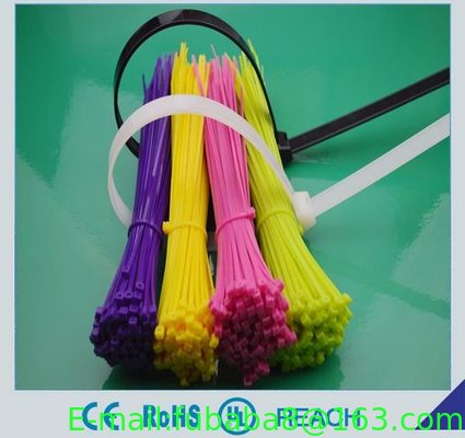 Self-locking nylon cable ties