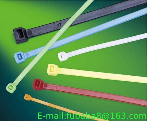 Self-locking nylon cable ties