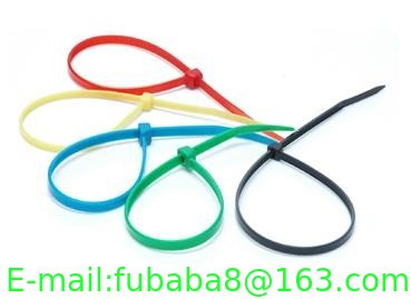 Self-locking nylon cable ties