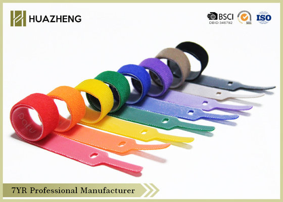 Lable Tidy Colored Releasable Cable Ties Roll , Back to Back Strap