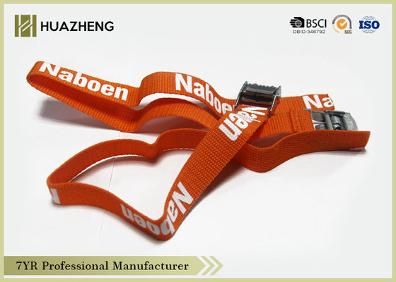 Adjustable Lsshing Nylon Cargo Straps , Custom Elastic Bands ROHS PAHS